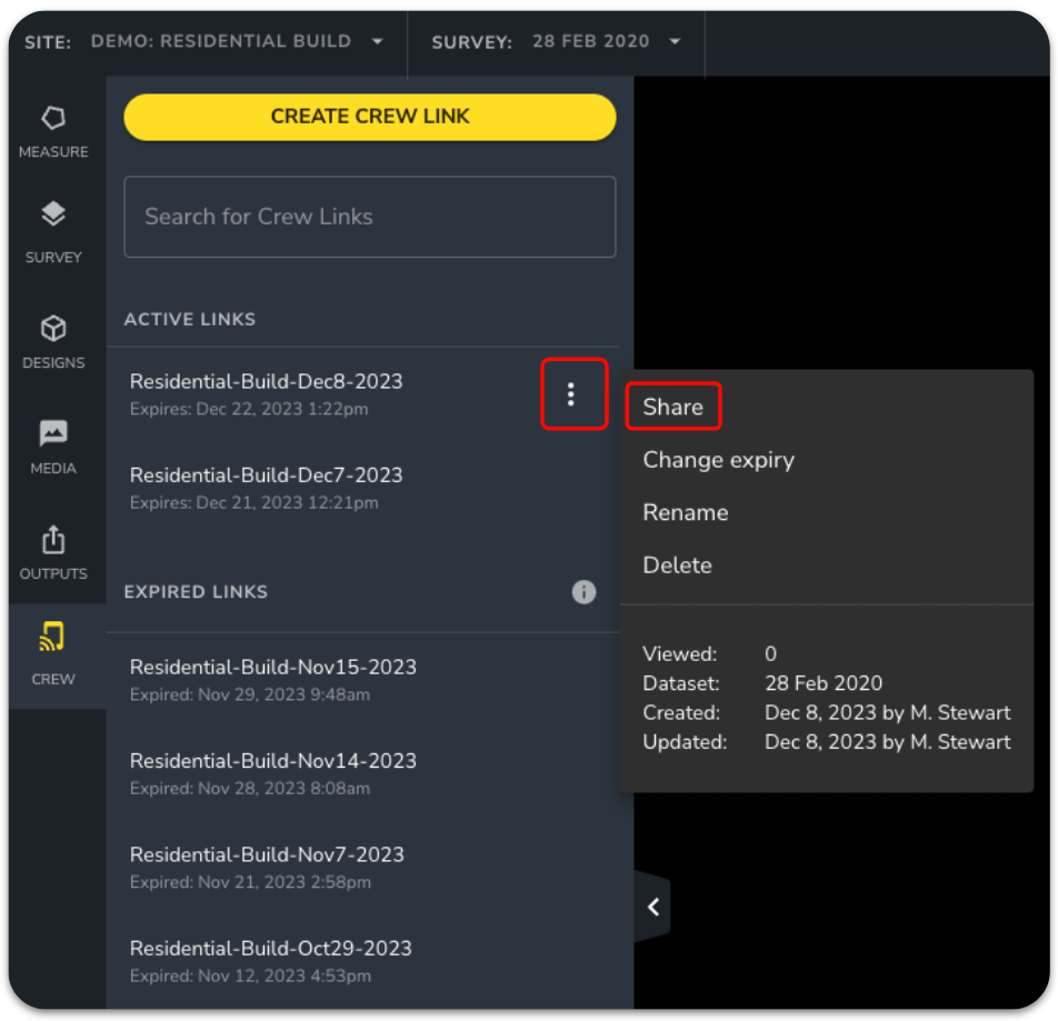 Creating a Shareable Link with Crew – Propeller Aero