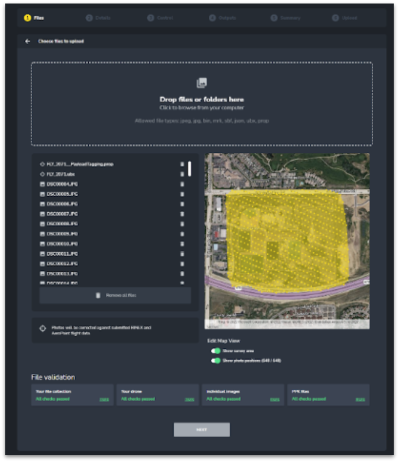 Uploading a PPK Survey with Quantum Trinity F90+ Drone – Propeller Aero