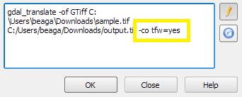 How to Generate tfw World Files for GeoTIFFs with QGIS – Propeller Aero