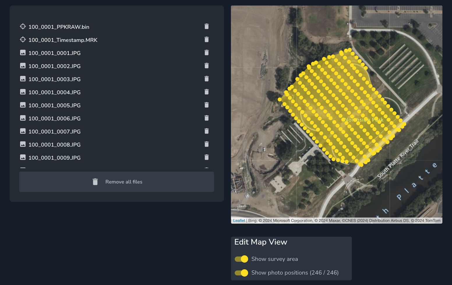Uploading a Standard Survey Dataset (Non-PPK) – Propeller Aero