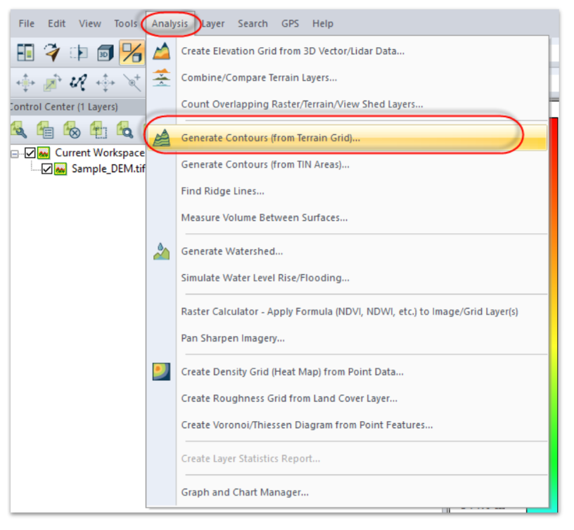 How to Create Contour files (DWG/DXF/SHP) From DEM (GeoTIFF) Using QGIS or Global Mapper ...