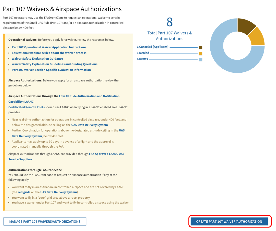 Using FAA DroneZone to Get a Part 107 Waiver – Propeller Aero