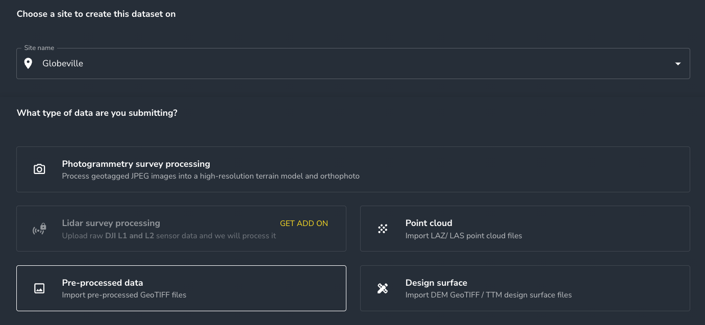 How To Upload Pre Processed Data Propeller Aero 