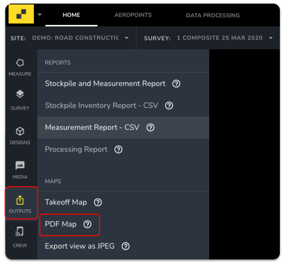 How to Export a PDF Map of Your Site – Propeller Aero