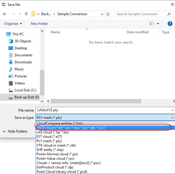 How to Convert .LAS/.LAZ to .XYZ – Propeller Aero